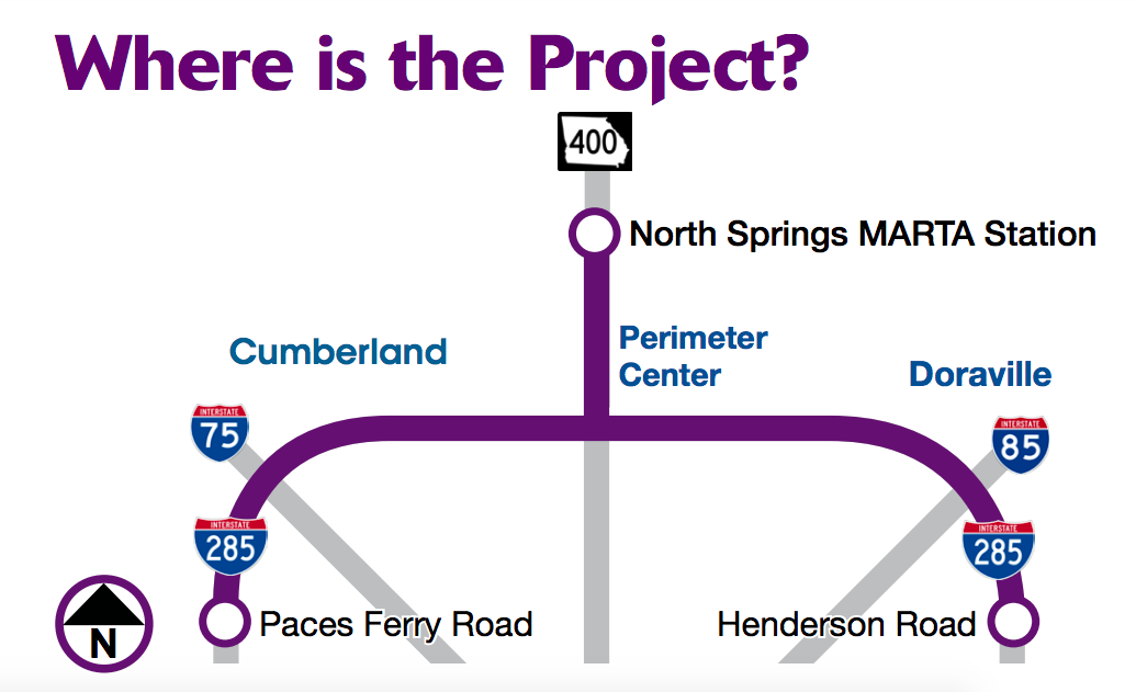 ‘Historic’ agreement for I-285 transit lanes to be signed next week | Urbanize Atlanta